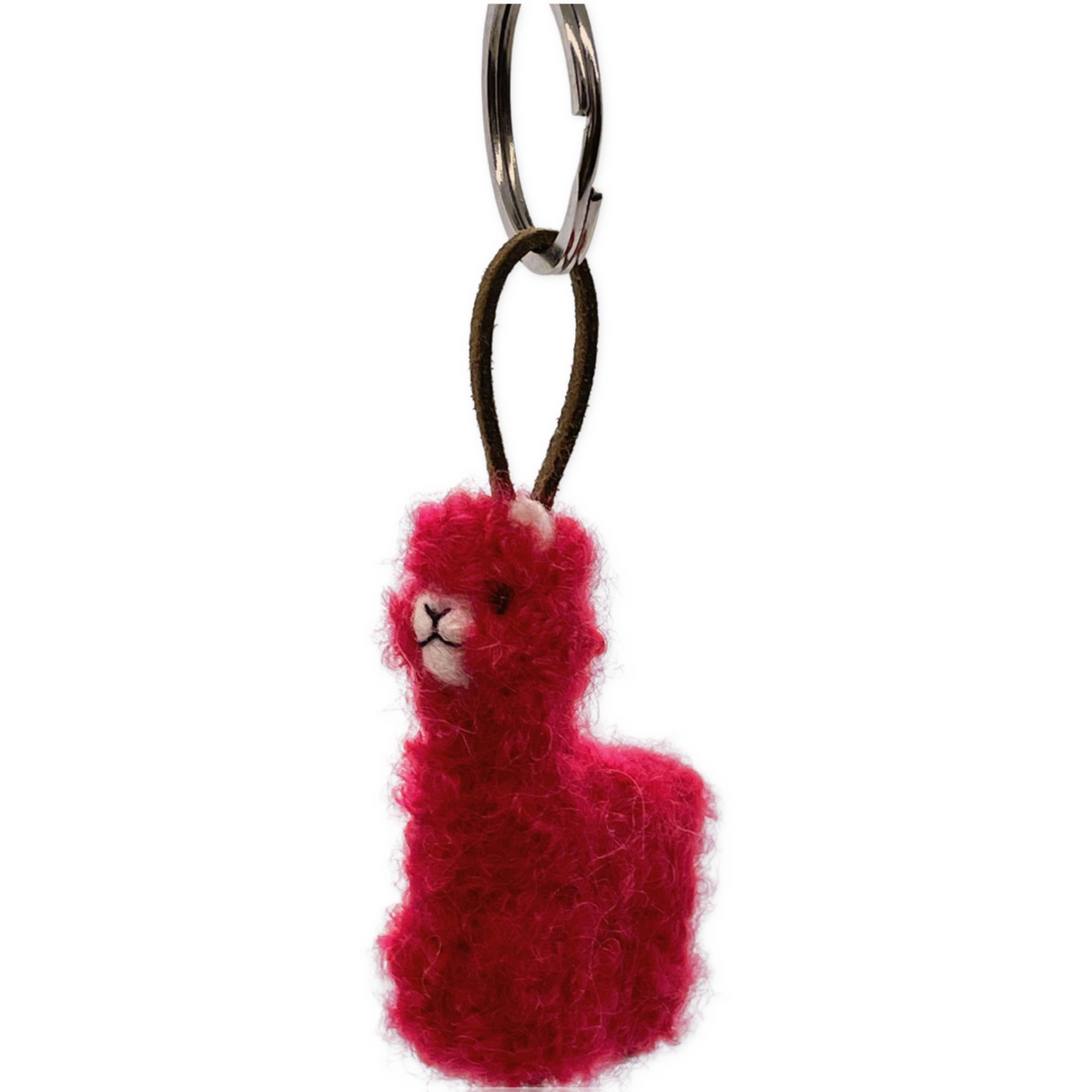 Alpaca Wool Keychain – Lana Llama